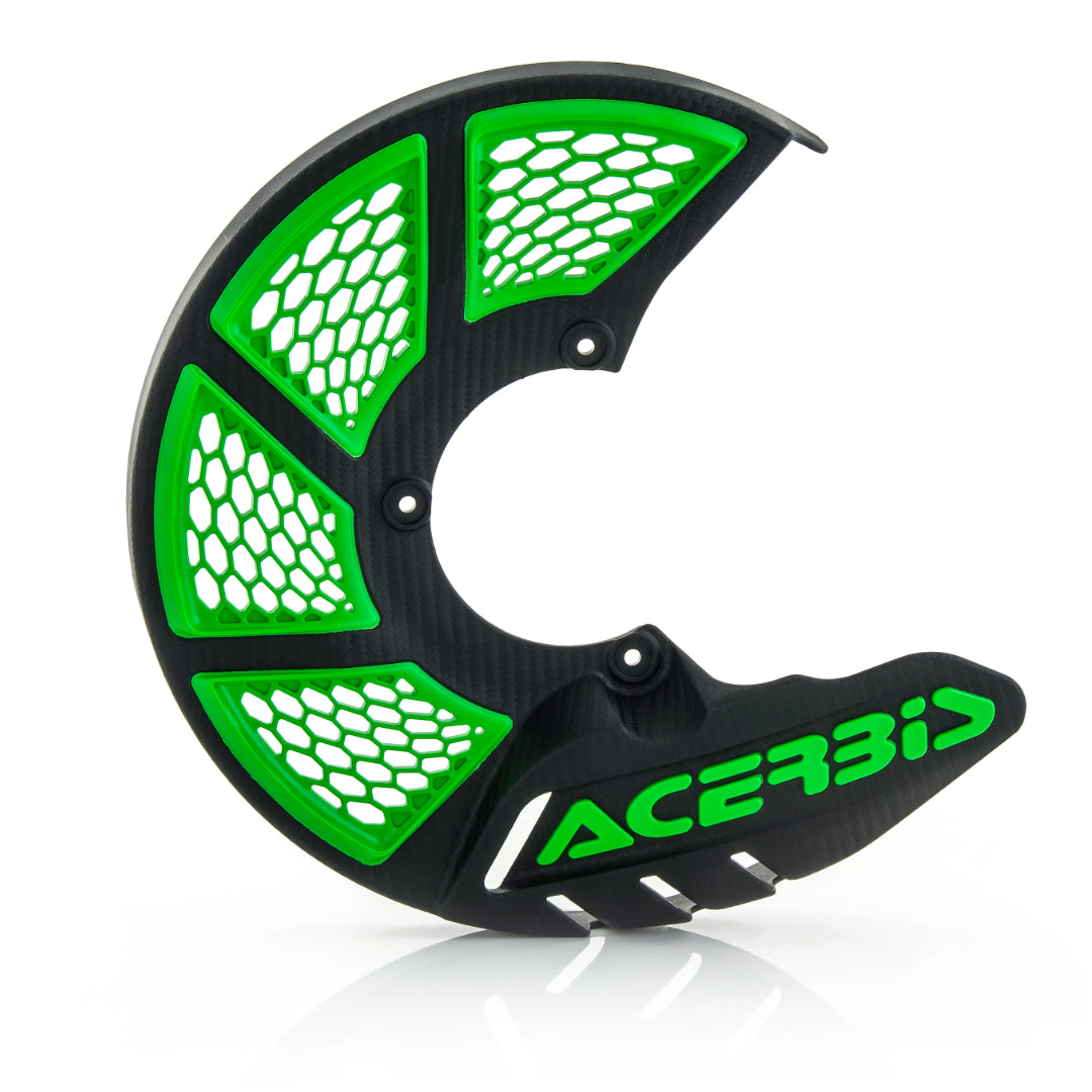 Acerbis X-Brake Vented Disc Cover Black/Green