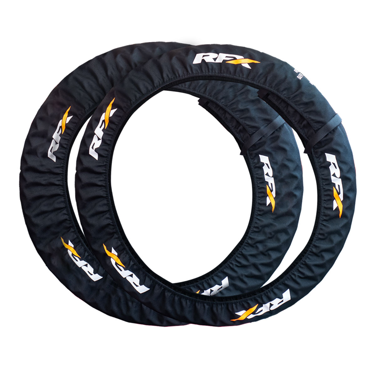 RFX Factory 85cc Tyre Covers Pair Black