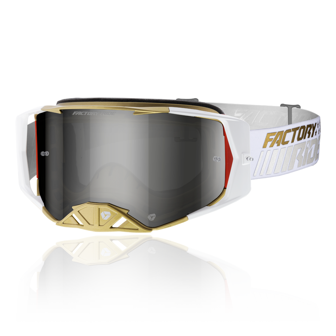 Factory Ride MX Goggle Crisp - Mirror Lens
