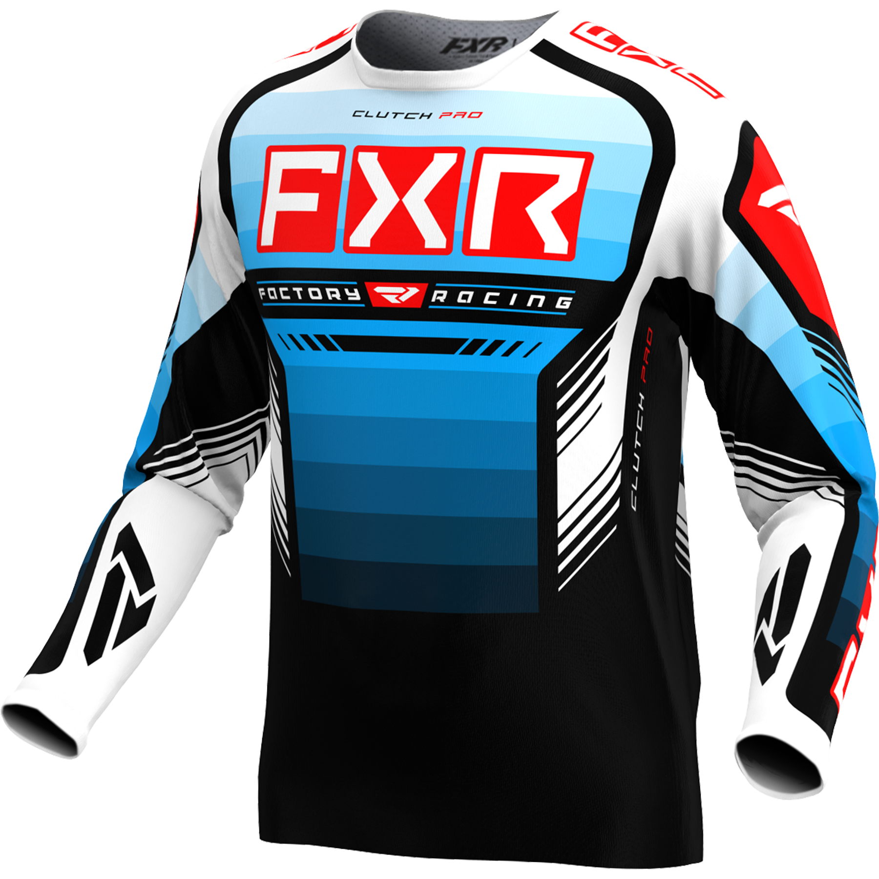 FXR Clutch Pro MX Jersey 2024 Blue/Red/Black