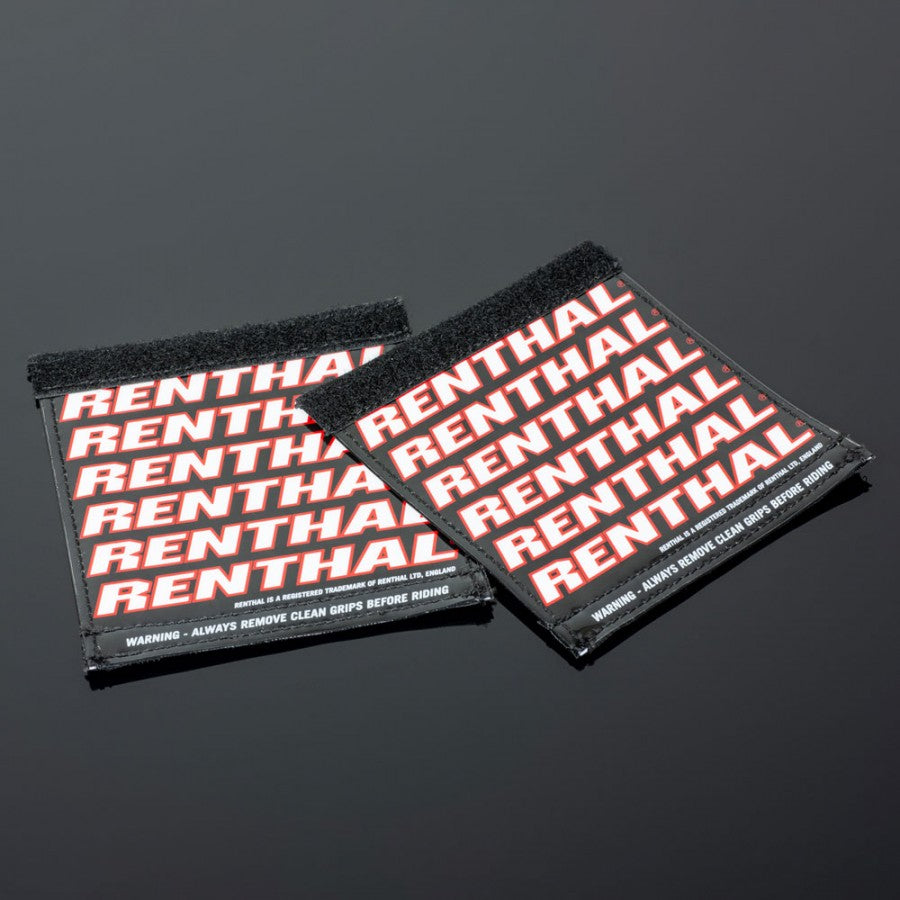 Renthal Team Clean Grip Covers Black/Red/White
