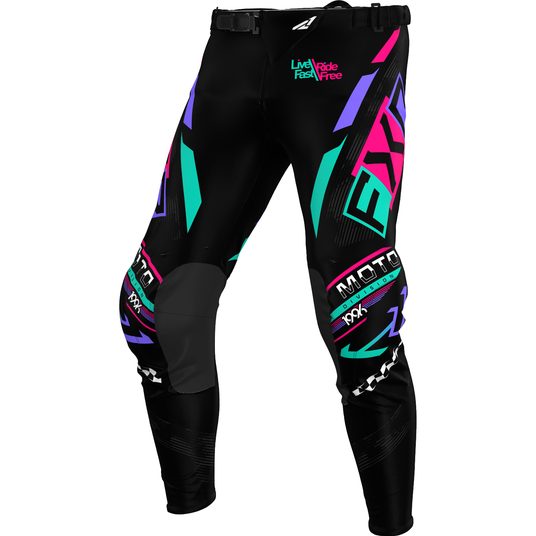 FXR Podium Gladiator MX Pant 2025.5 Black/Coral/Mint