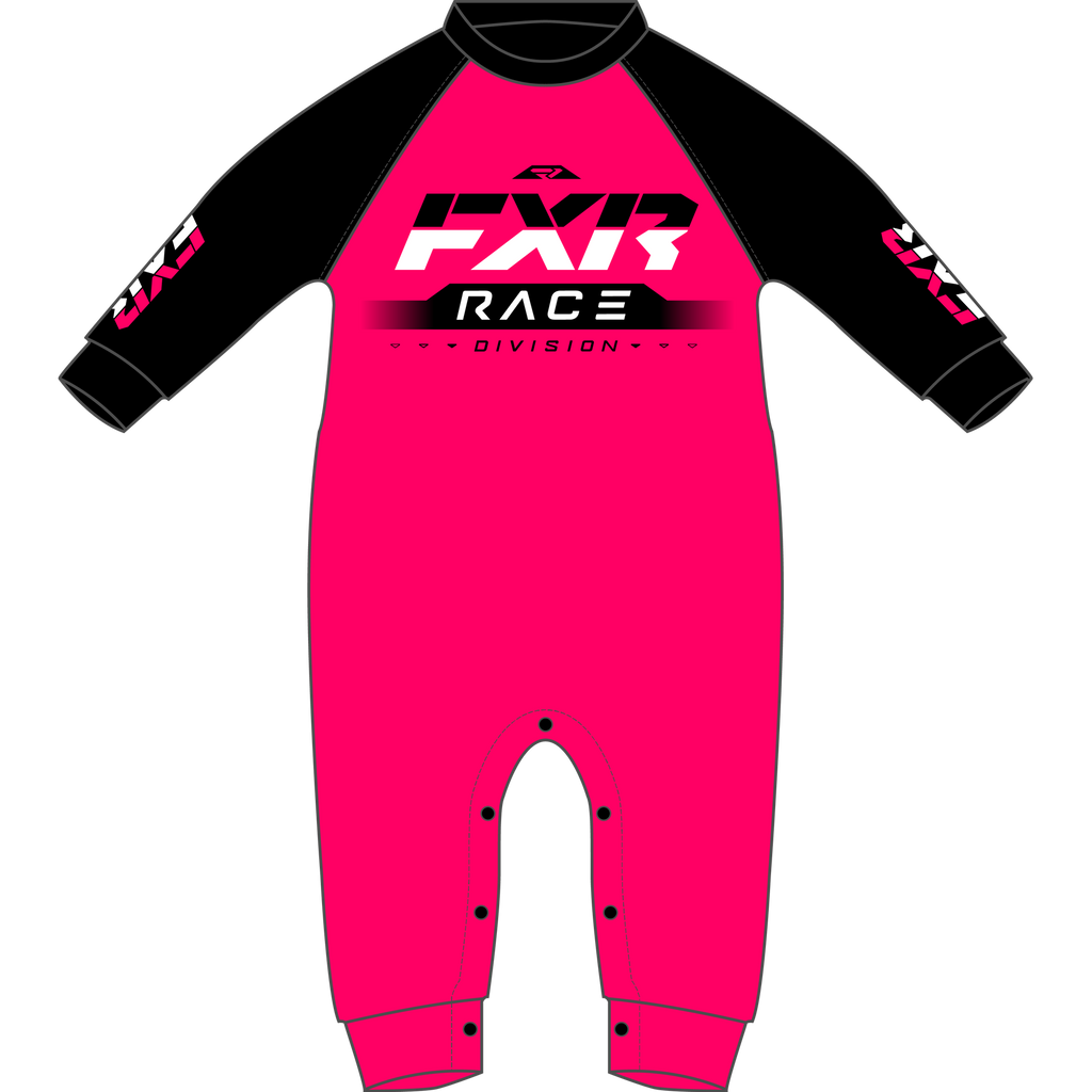 FXR Infant Race Division Onesie Razz/Black