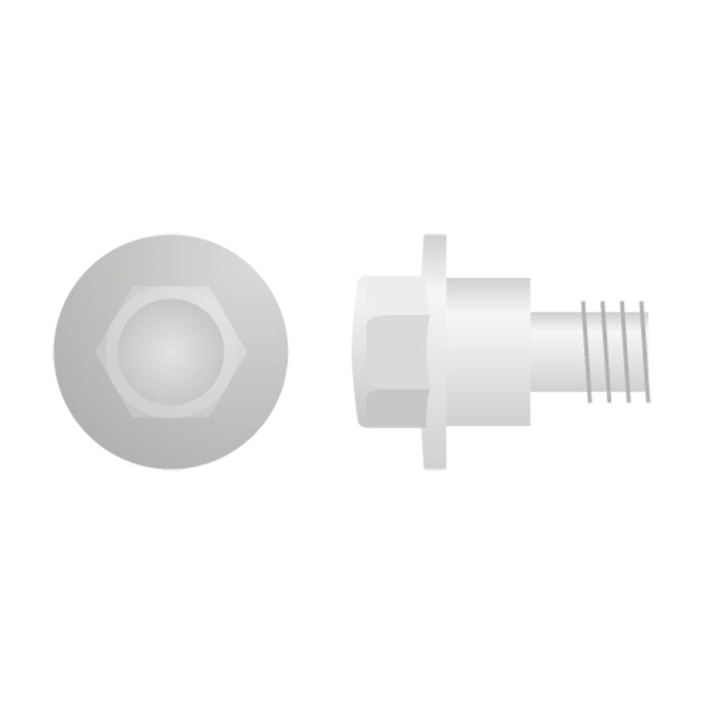 Apico Euro Style Large Flange Shoulder Bolt M6X12 10pk